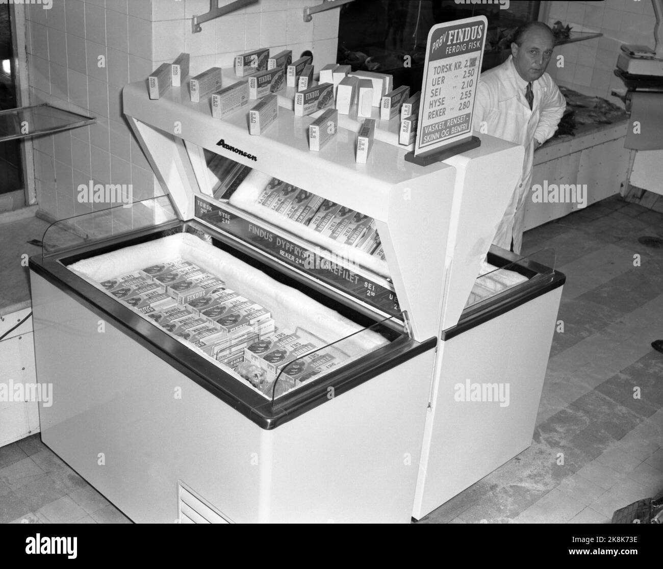 The freezer counter was an innovation in the early 50s hi-res stock ...