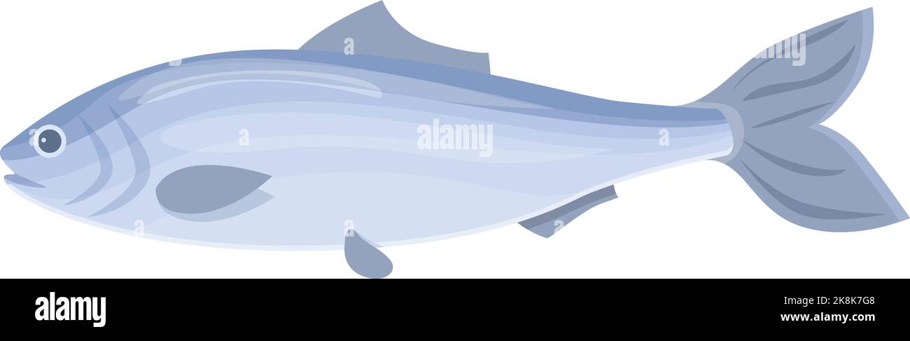 Aquatic product icon cartoon vector. Sea fish. Sardine food Stock ...