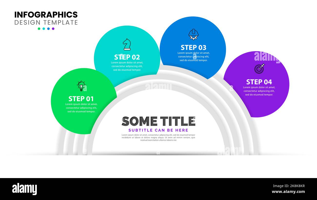 Semicircle template for design infographic hi-res stock photography and ...
