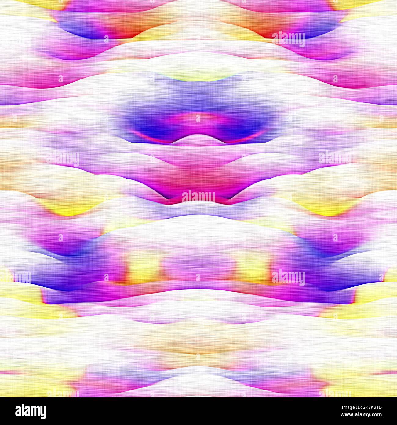 Retro tie dye bright pattern. Playful vintage pink shibori wallpaper ...