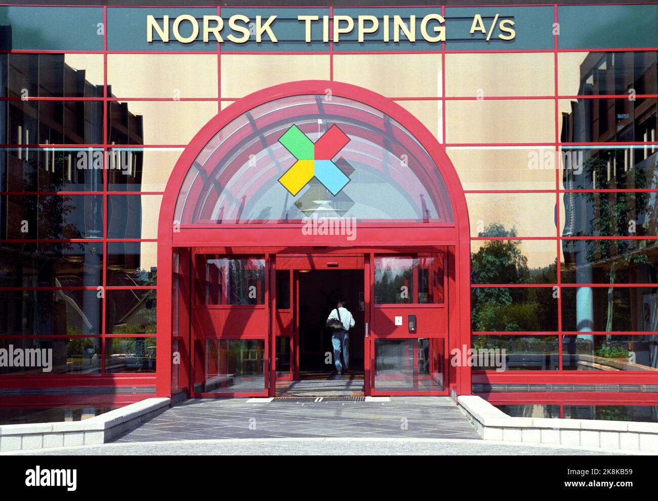 Buildings and construction gaming exterior entrance areas hi-res stock ...