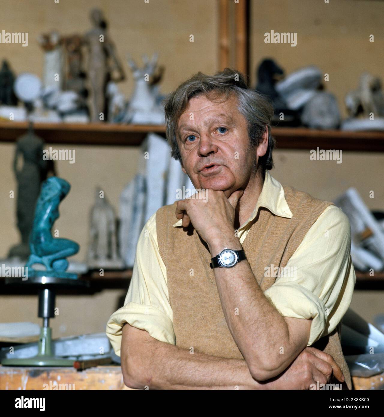 In his studio photo cost jacobsen ntb ntb studio alone hi-res stock ...