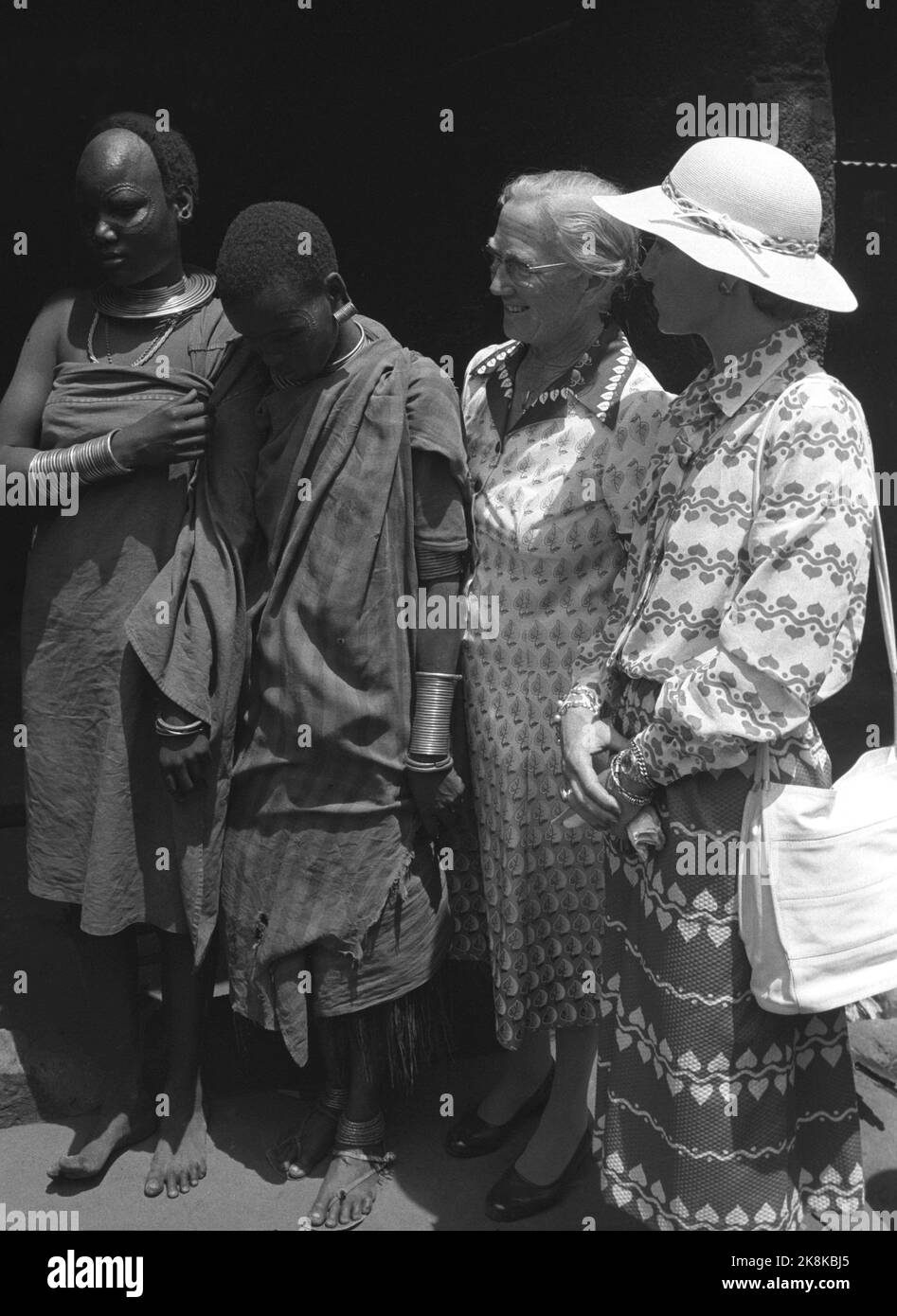 Tanzania November 1981. The Crown Prince couple on an official visit to ...