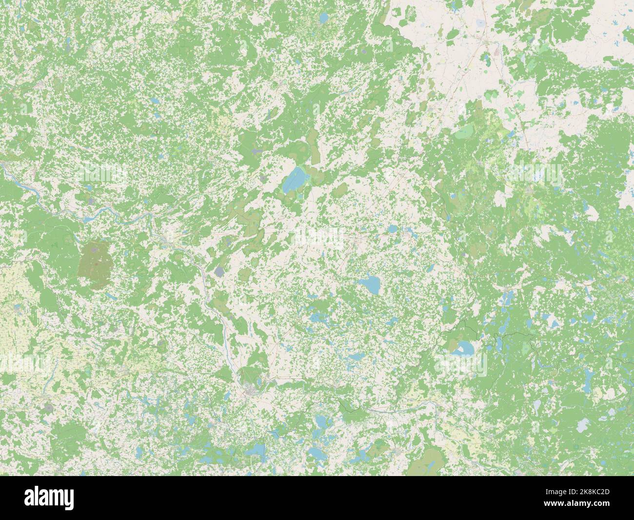 Latgale, province of Latvia. Open Street Map Stock Photo - Alamy