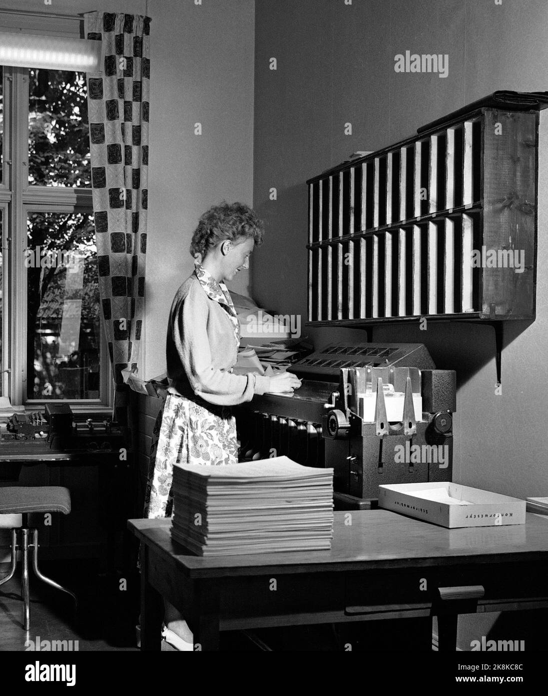 The hole cards are sent through the hole card machine hi-res stock ...