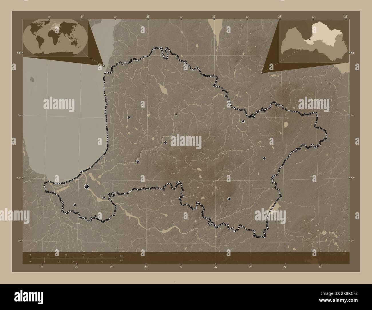 Map of valmiera hi-res stock photography and images - Alamy