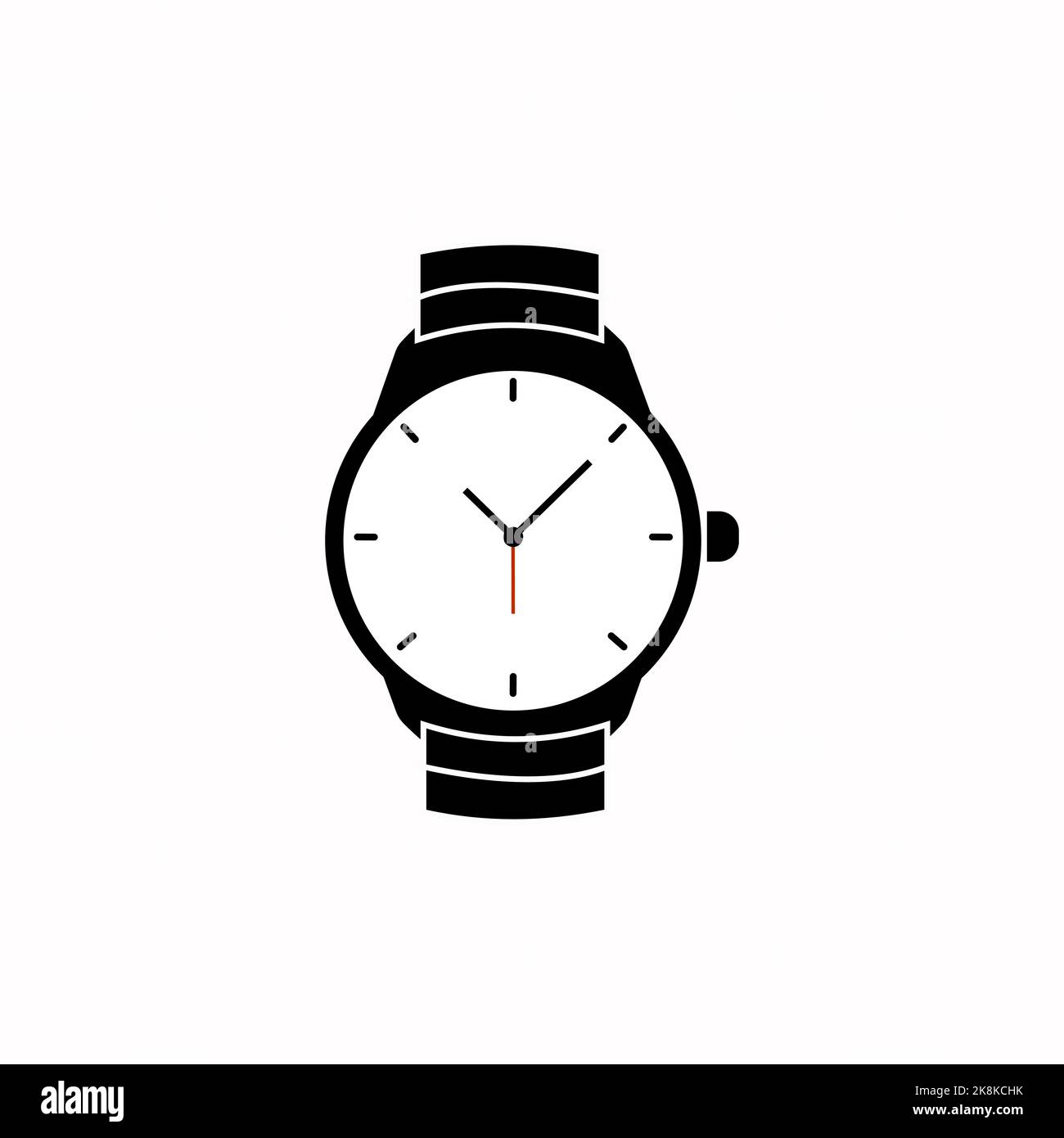 Wristwatch Icon Vector Symbol Template Stock Vector Image And Art Alamy