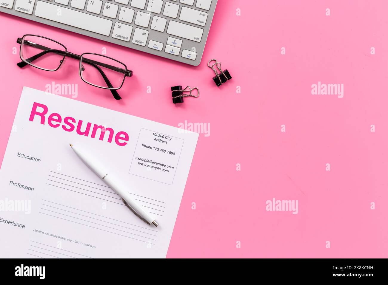 Job seeker application form hi-res stock photography and images - Alamy