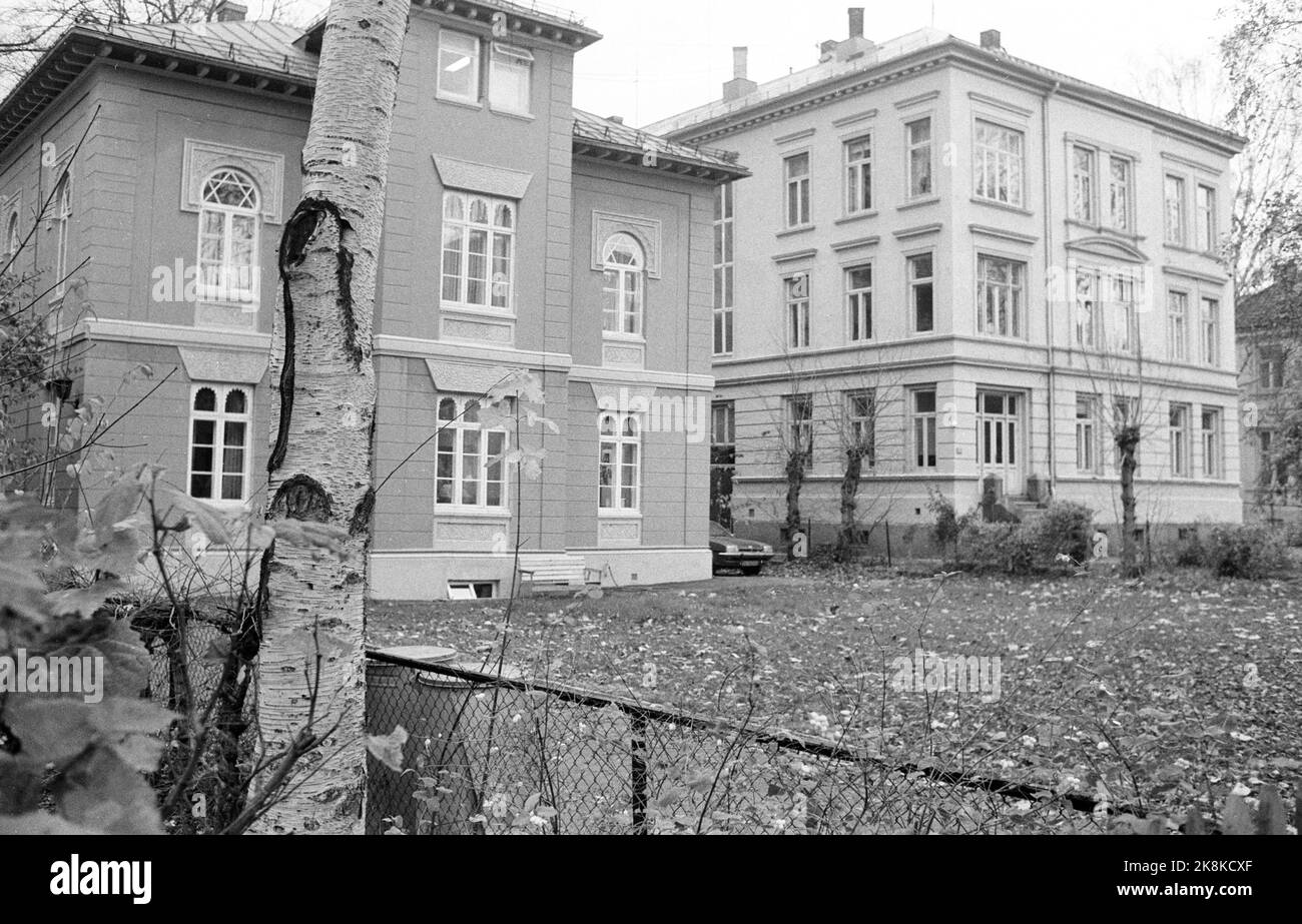 Oslo, October 1978. Homansbyen. Oscarsgate between Gustavsgate and ...