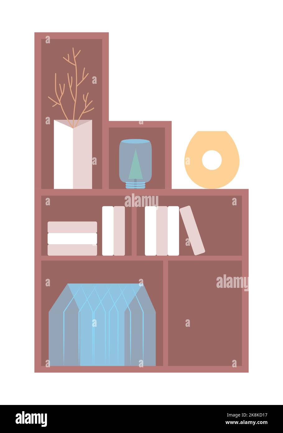 Rack for stuff semi flat color vector object Stock Vector Image & Art ...