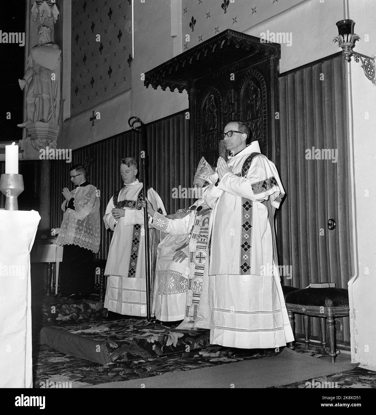 Oslo 19641213 The new bishop of the Catholic Church John Willem Gran ...