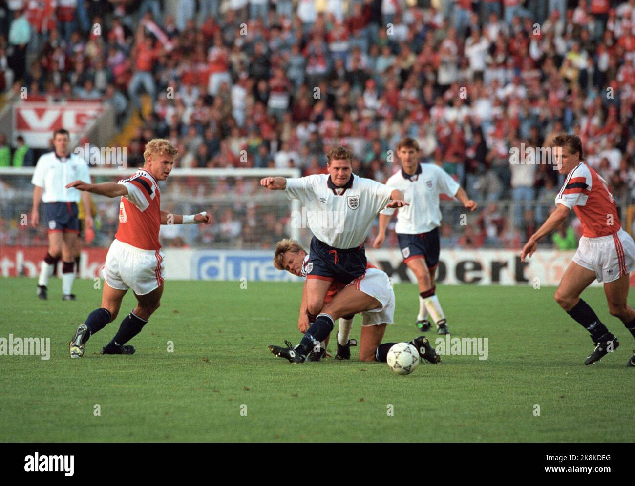 Oslo. Ullevål Stadium. World Cup qualifiers Country match, Norway ...