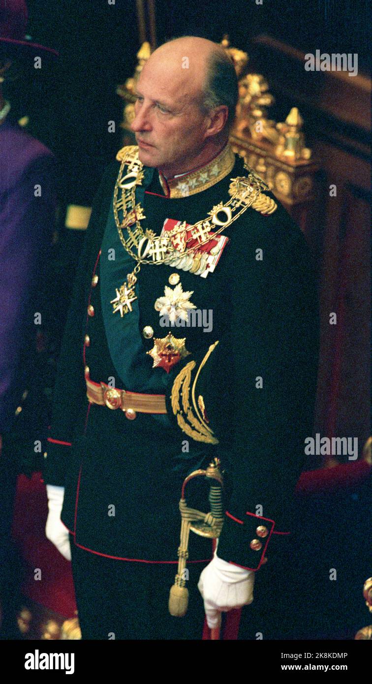 Terje bendiksby the norwegian royal house uniform alone opening ceremonies hi-res stock ...