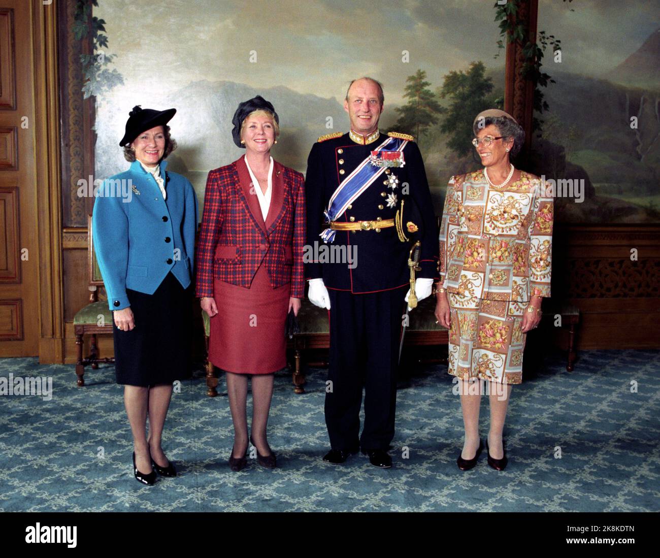 Oslo 19930723: President Vigdis Finnbogadottir from Iceland on an ...
