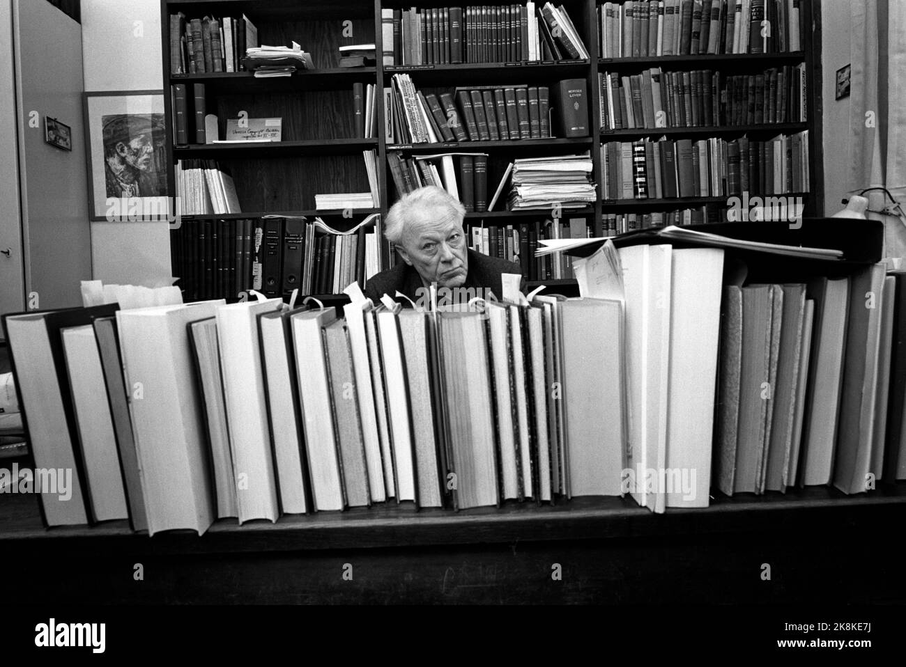 Philologist and principal at the university of oslo hi-res stock ...