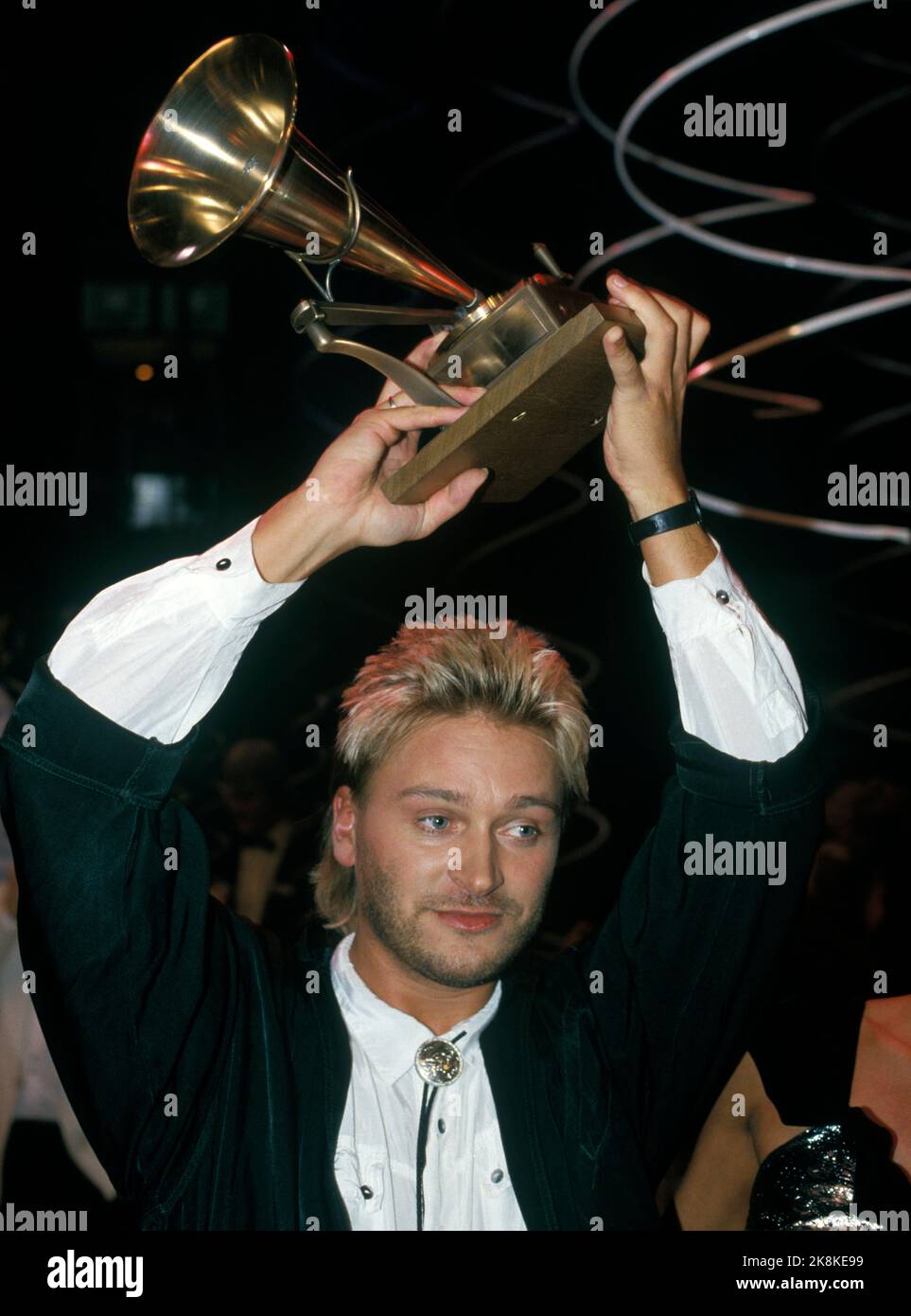 Oslo 19880117. Distribution of the Spellemann Prize for 1987. Jørn Hoel ...
