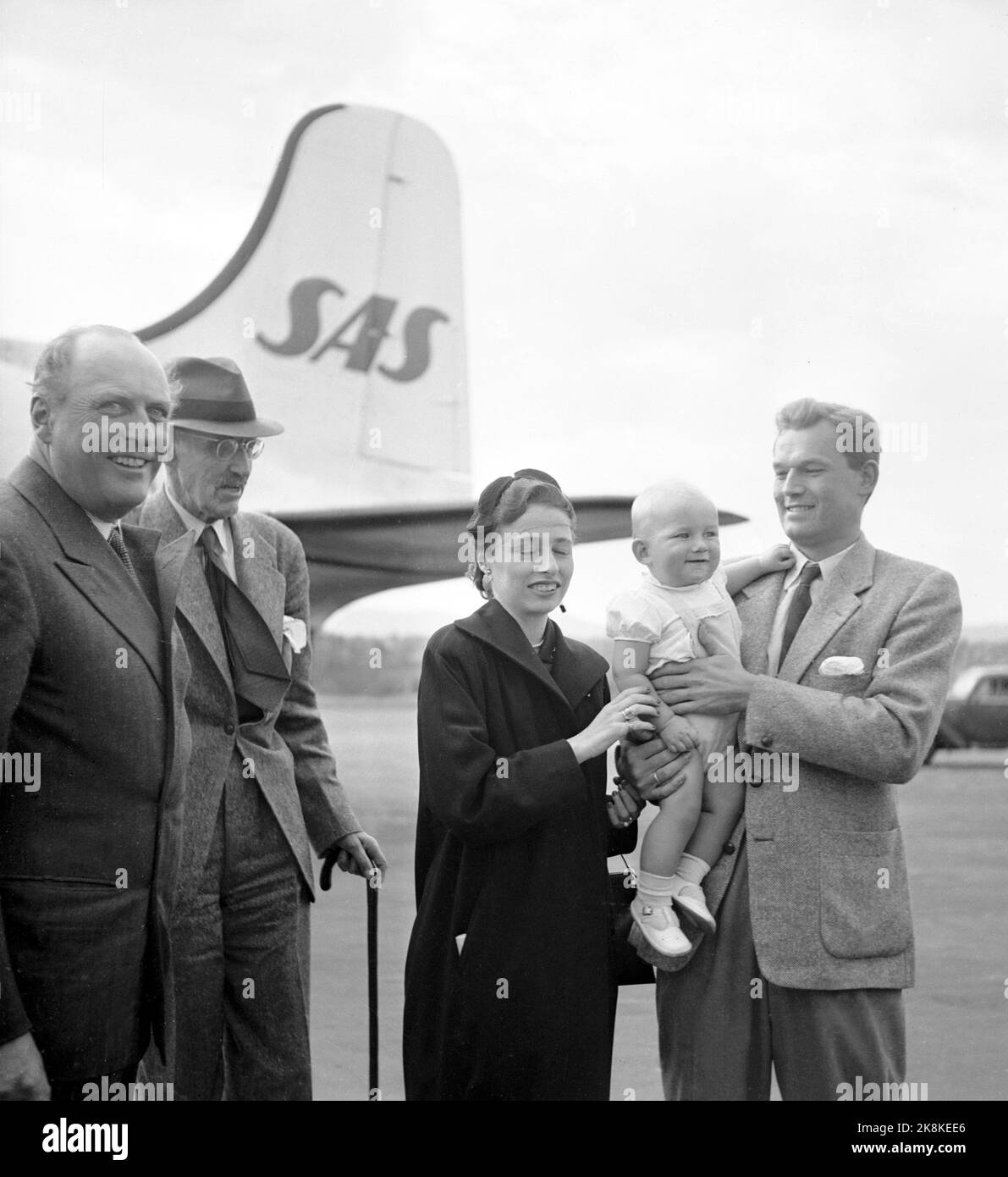 Princess ragnhild and olderfar king olav photo hi-res stock photography ...