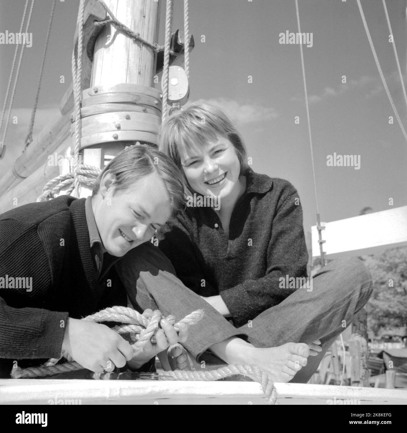 Oslo 19590606 author Axel Jensen has settled in Greece, but is ...