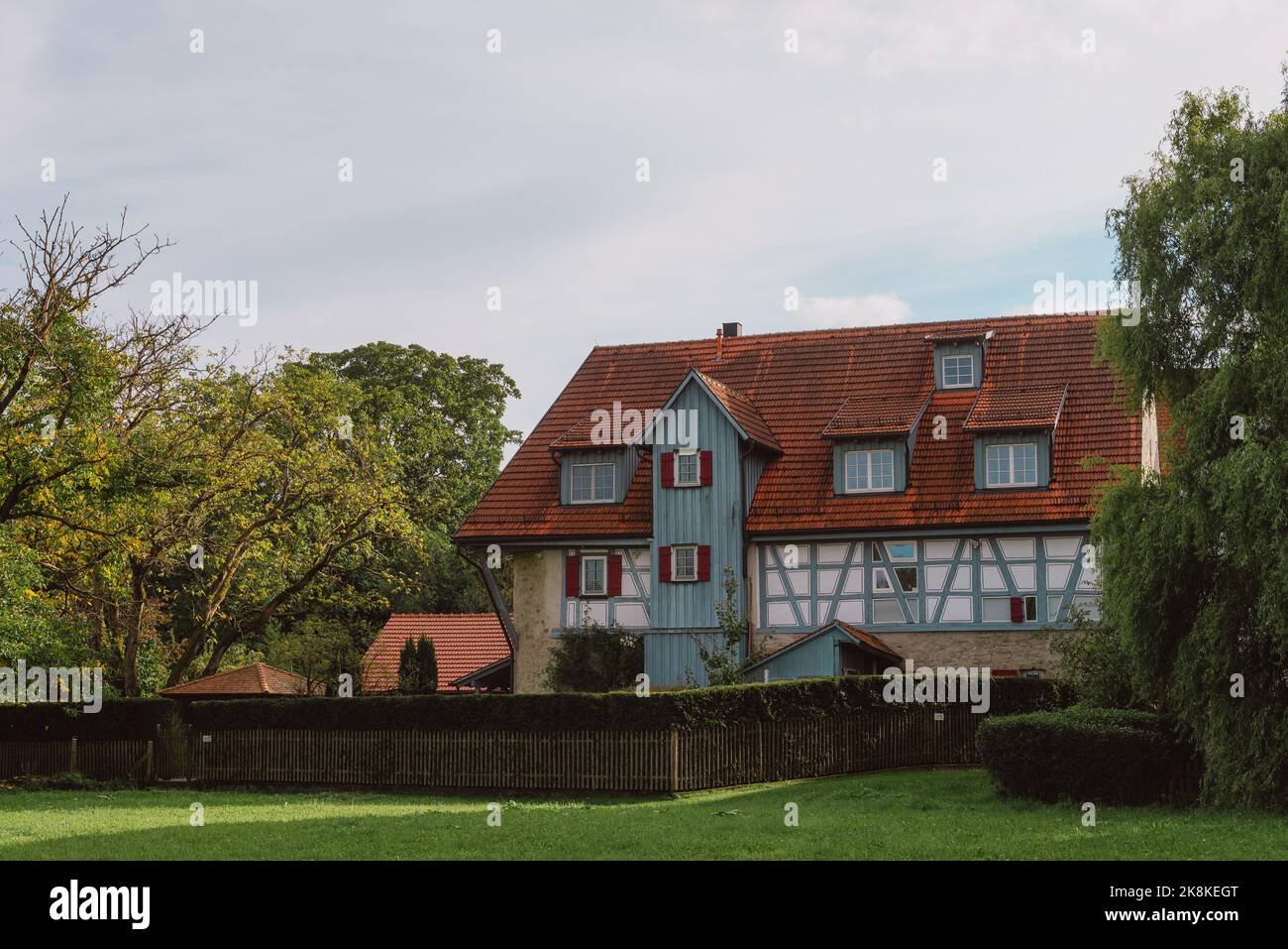 Traditional Rural House With Beautiful Exterior Facade Decor In Germany ...