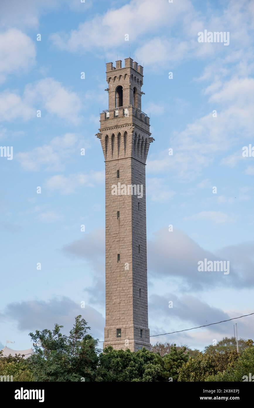 Pilgrim monument tower provincetown cape hi-res stock photography and ...