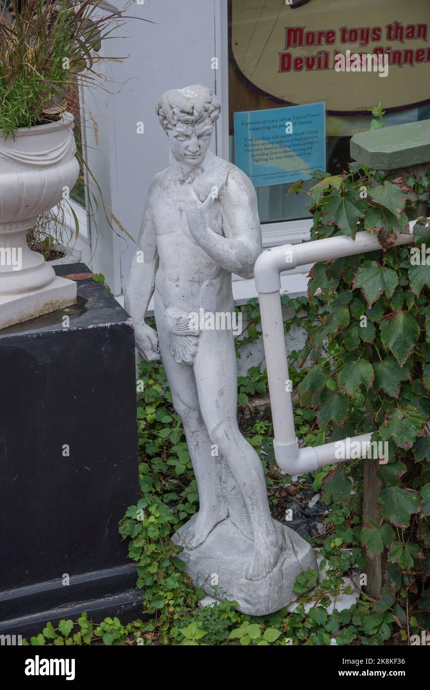 Souvenir statue in Provincetown, Cape Cod, Massachusetts Stock Photo ...