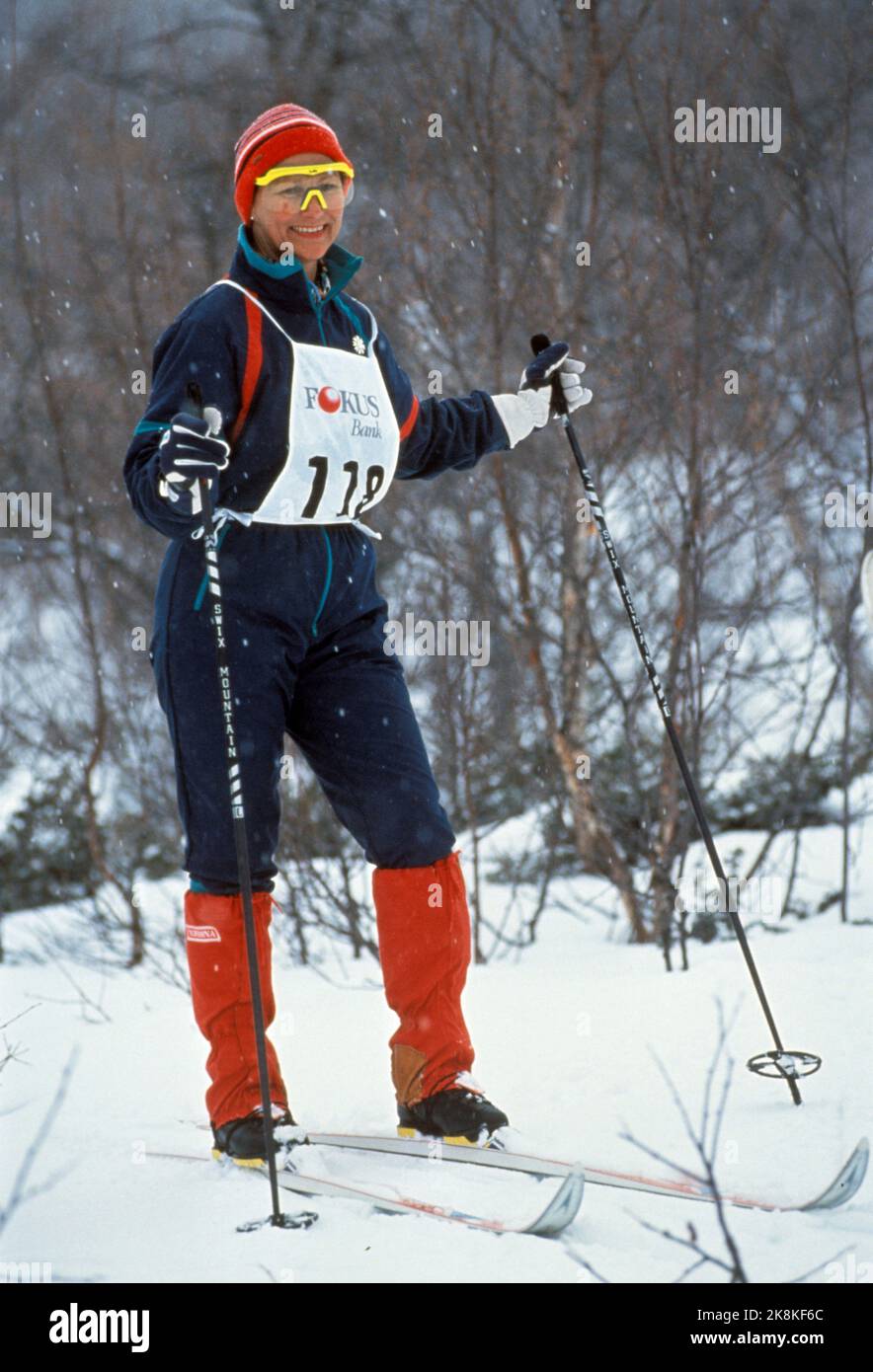 Sikkilsdalen 19900414: The Crown Prince family on Easter holidays in ...