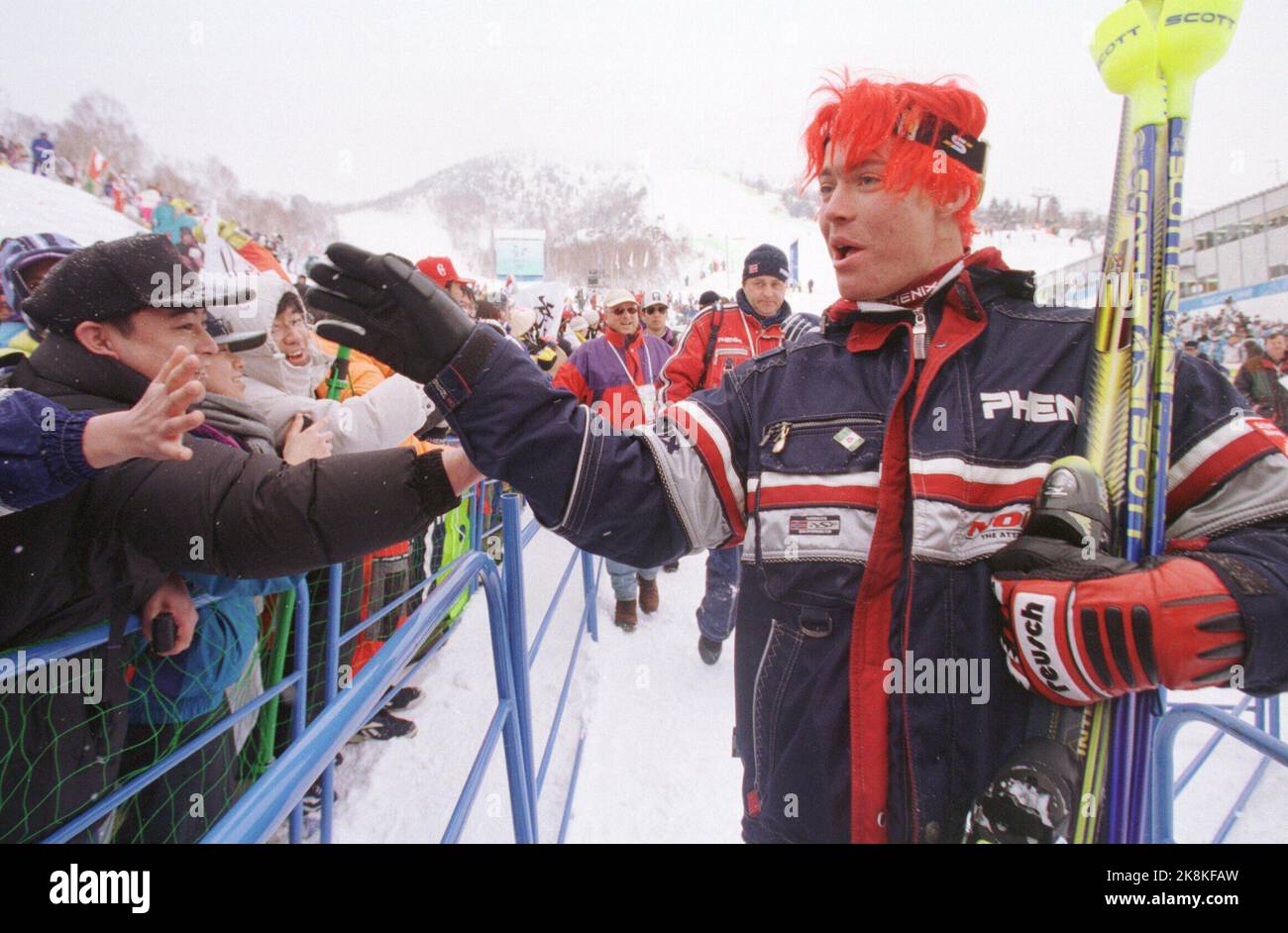 Hans petter buraas is being joined by japanese spectators scan photo hi ...