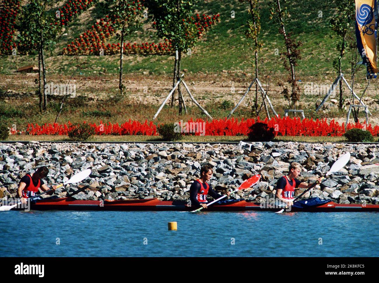 Seoul, South Korea 19880929 Olympics in Seoul. Kayak, K-4. The ...