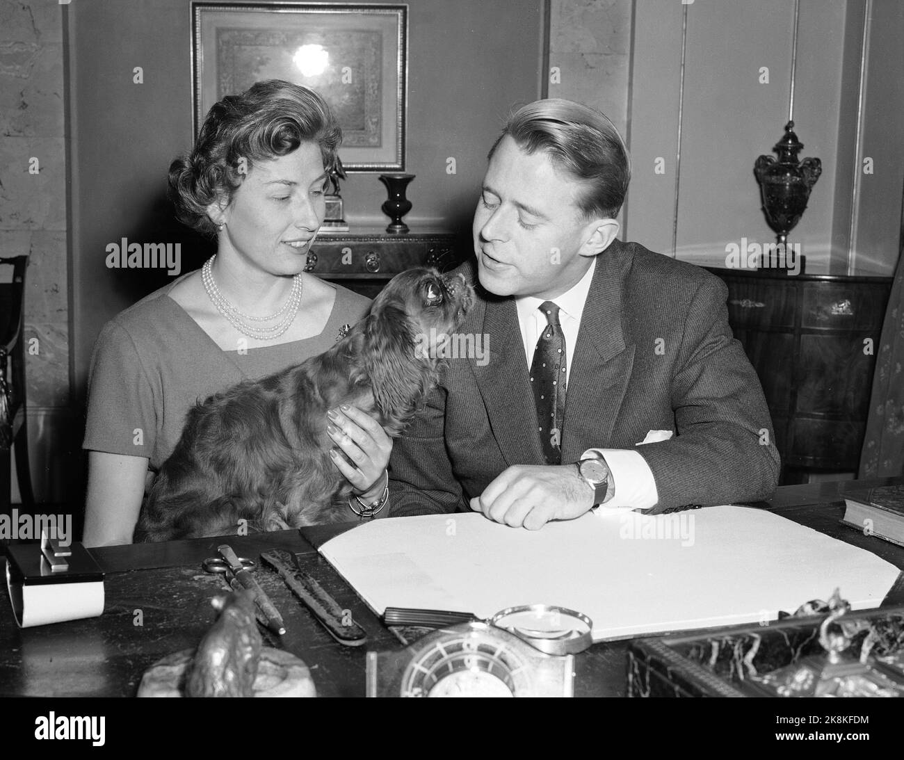 Oslo 196012. Photography in connection with the engagement between ...