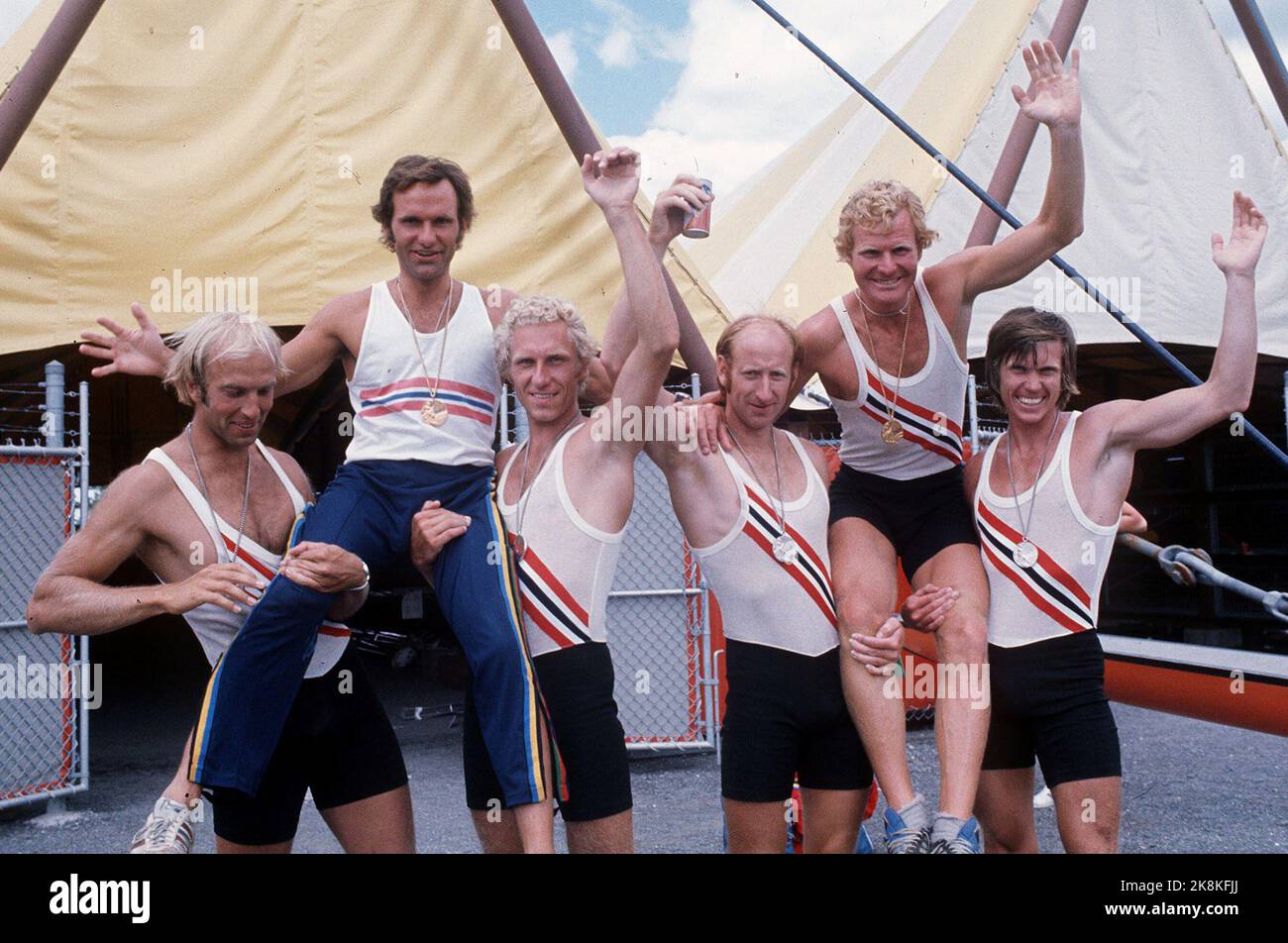 1976 Olympics in Montreal: Rowing. The Norwegian medal winners in ...