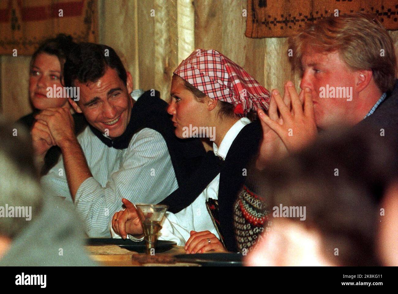 Crown Princess Victoria of Sweden (with scarf on the head) in ...