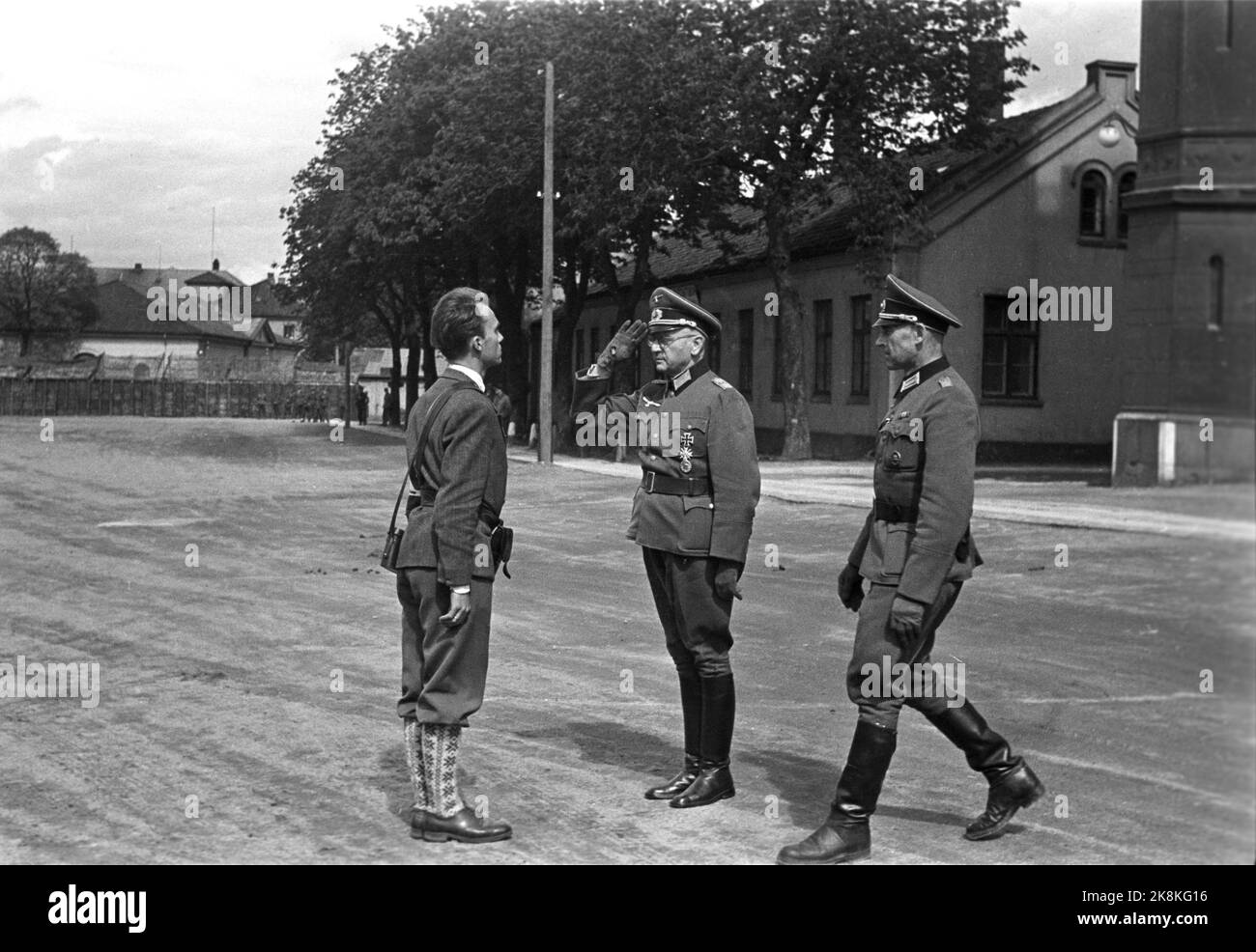 Oslo 19450511 Frigjøringen av Norge, fredsdagene mai 1945. Akershus ...