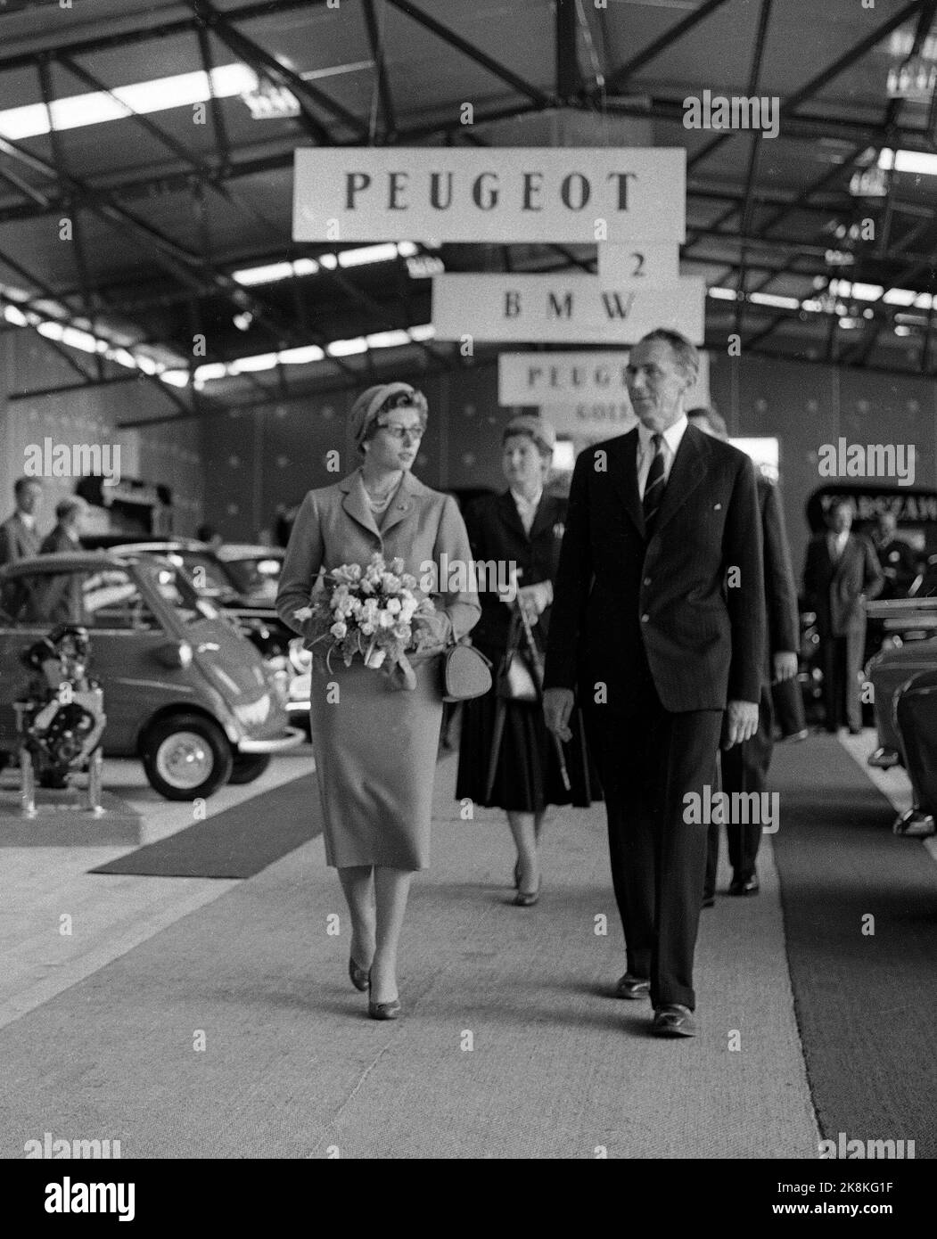 Oslo 19570503 princess astrid opens a car show photo hi-res stock ...