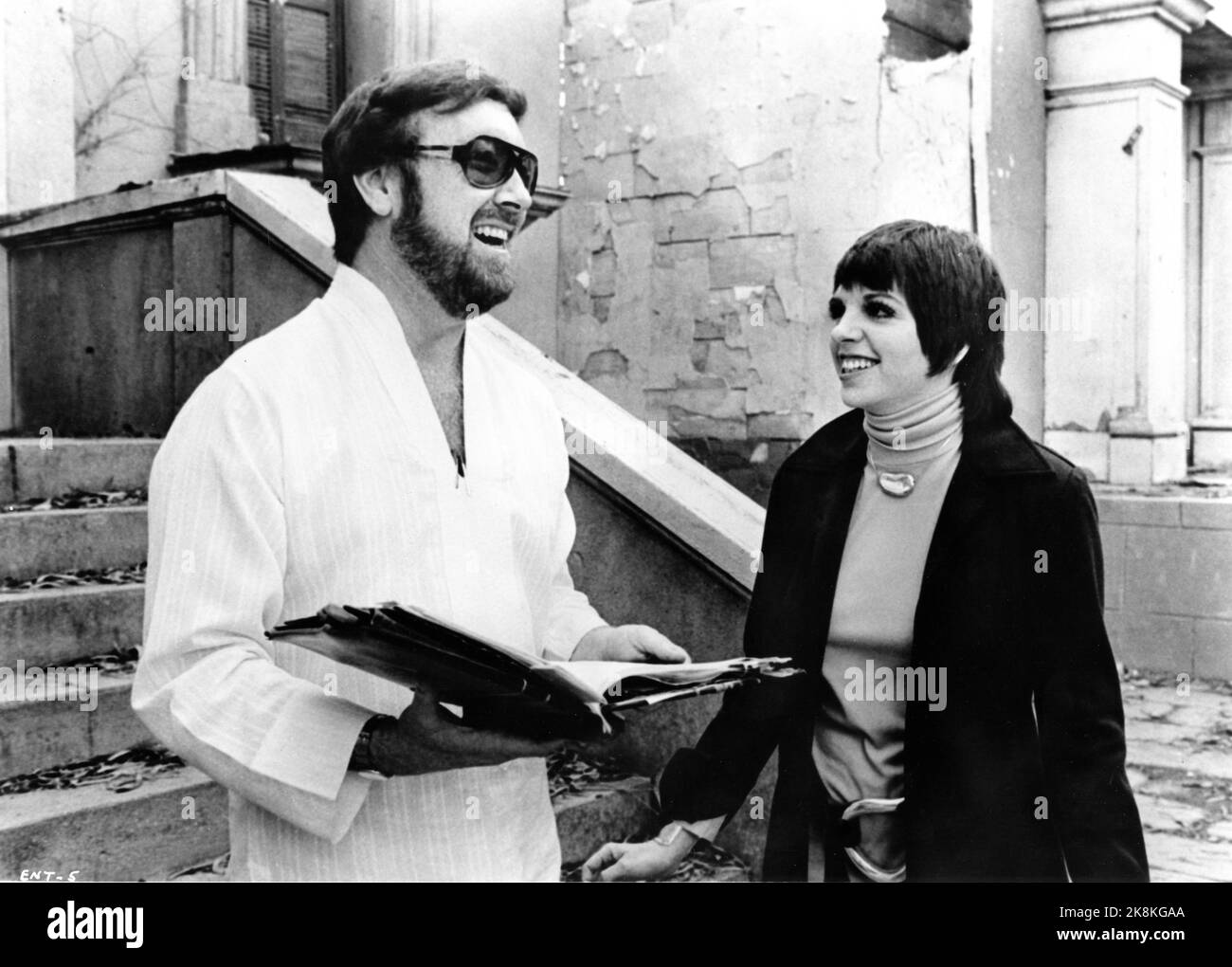 Director JACK HALEY Jr. and Co-Host / Narrator LIZA MINNELLI on set ...
