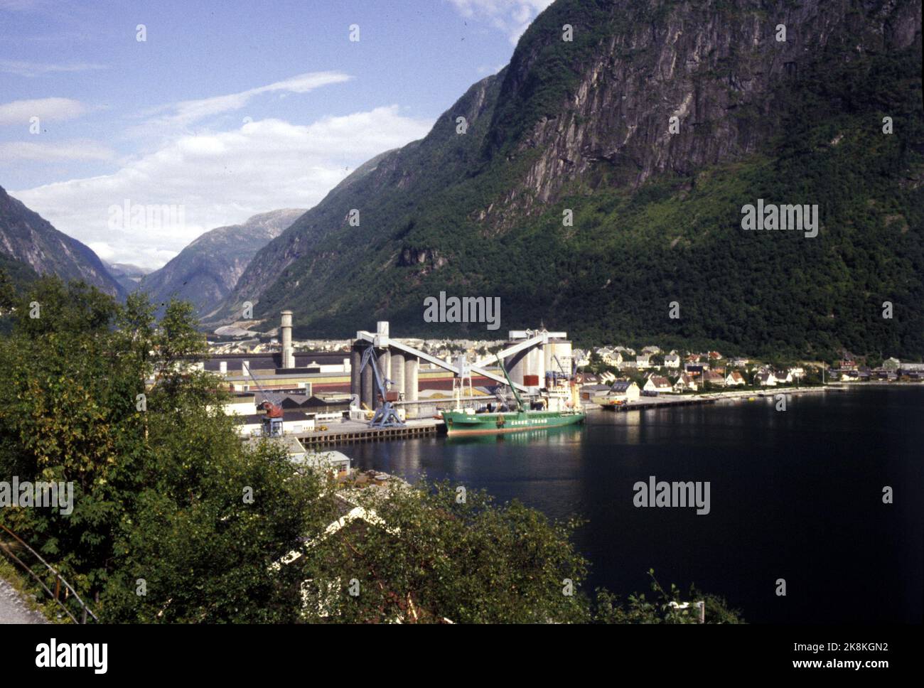 Erik thorberg ntb town overview fjord hi-res stock photography and ...