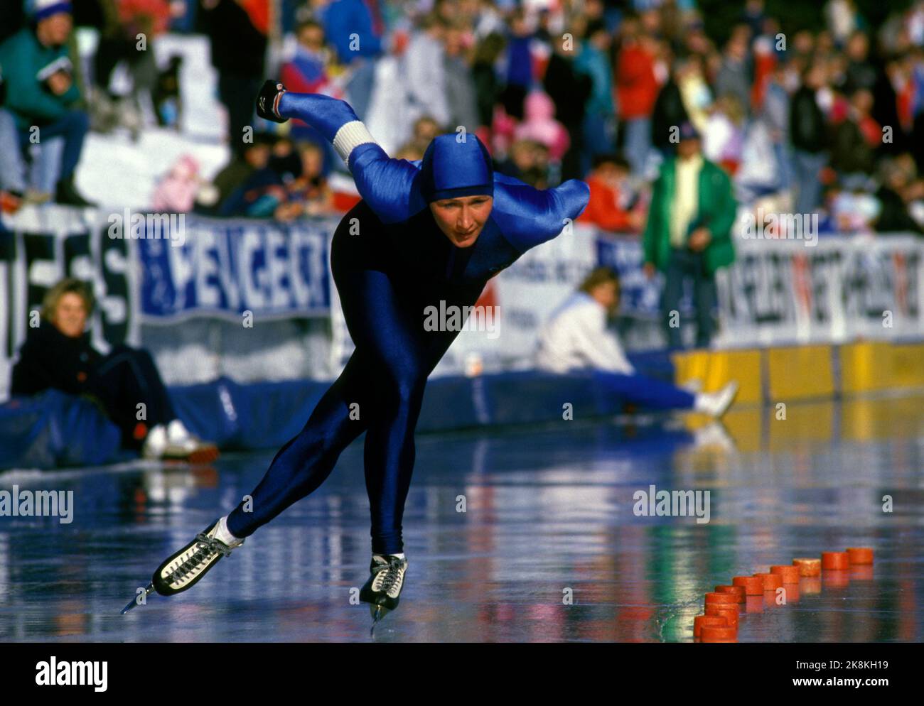 Skien March 13, 1988. Karin Kania, DDR, East Germany, World Cup. Photo ...