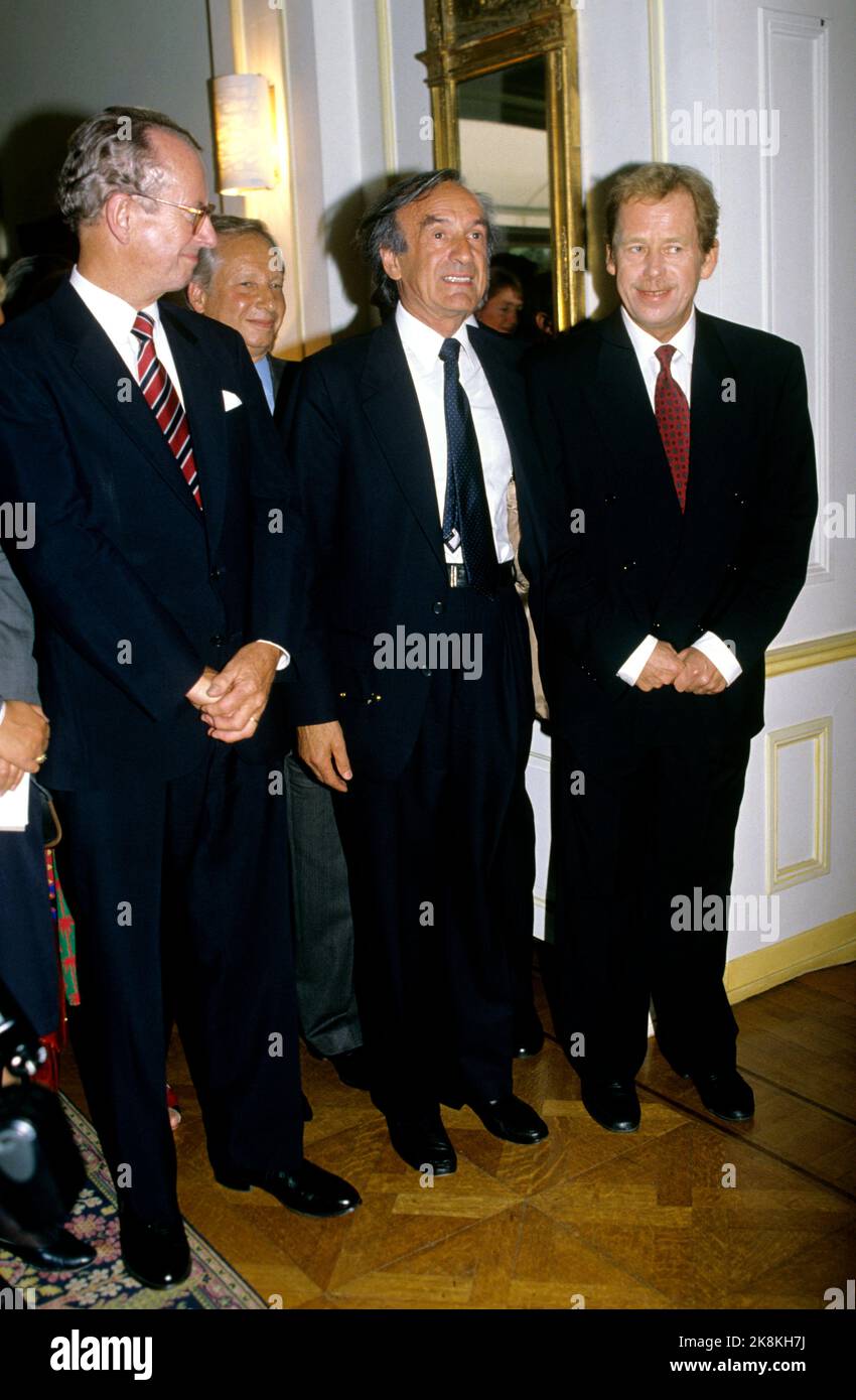Czechoslovakia at the hat conference in oslo photo hi-res stock ...