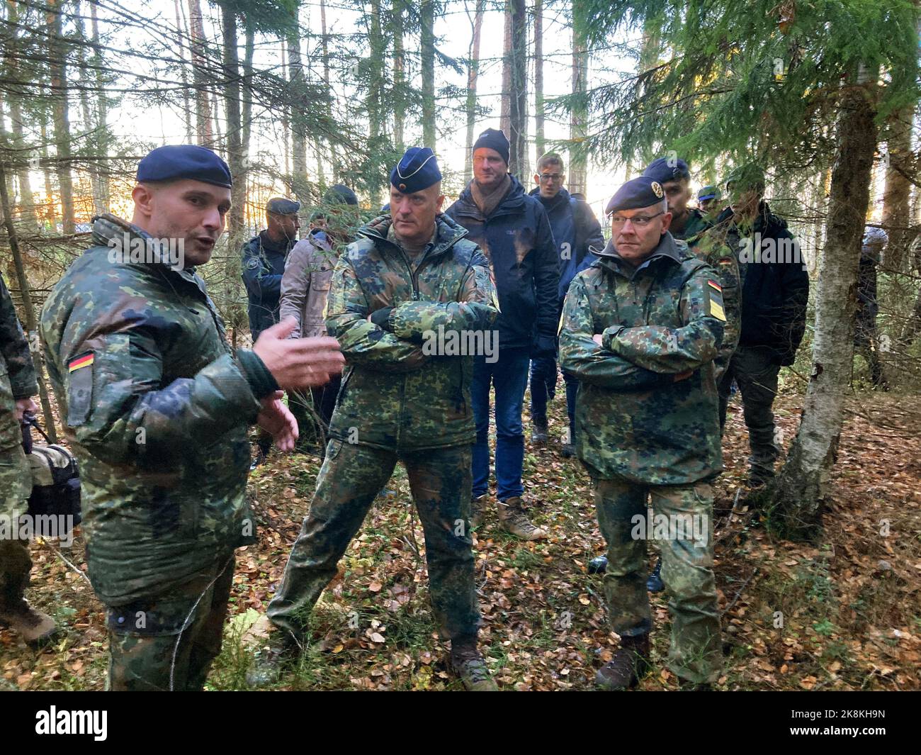 Ämari, Estonia. 24 October 2022, Estonia, Ämari: Lieutenant Colonel ...