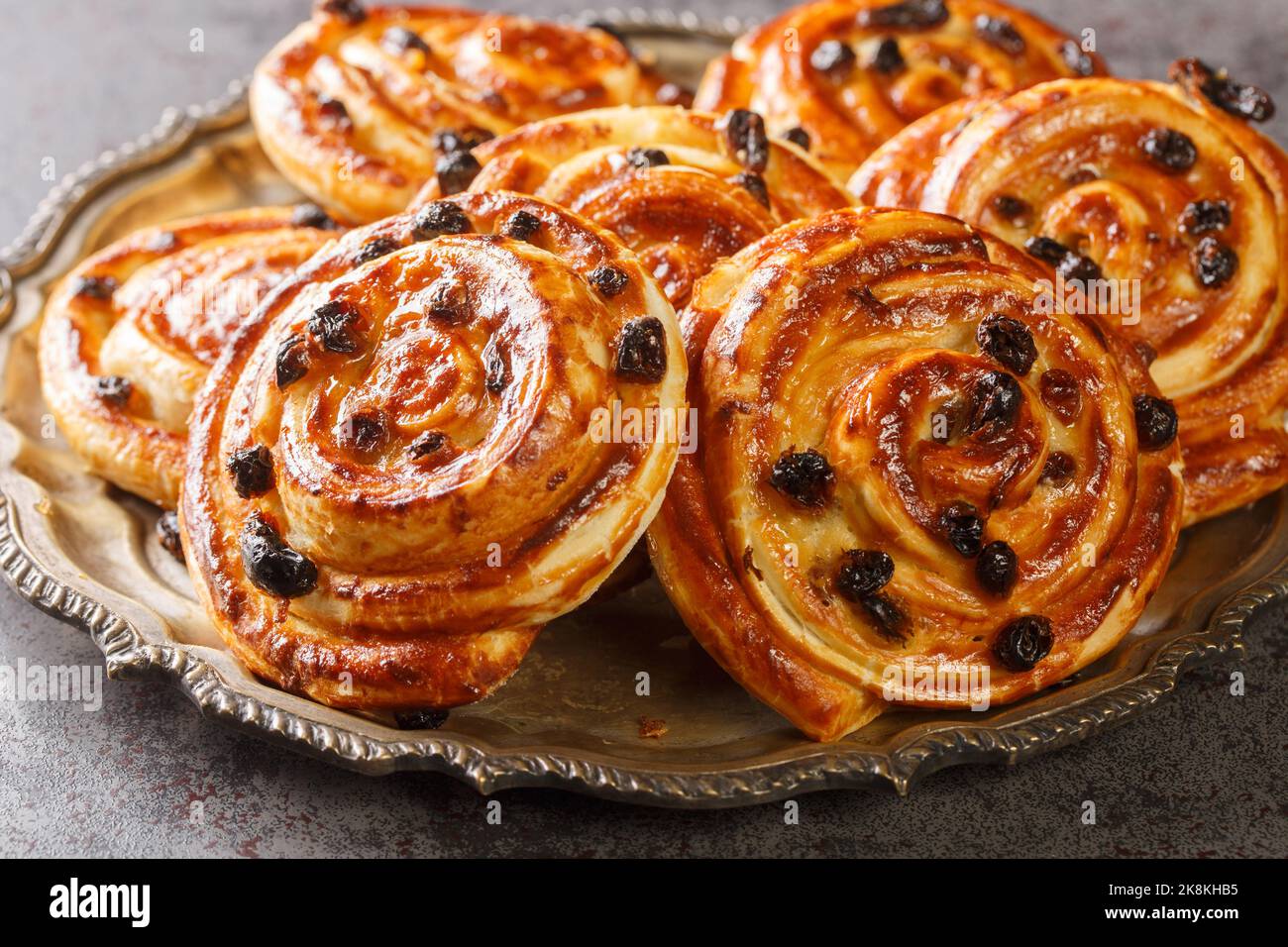 Pain aux raisin translates to bread with raisins or escargot, because ...