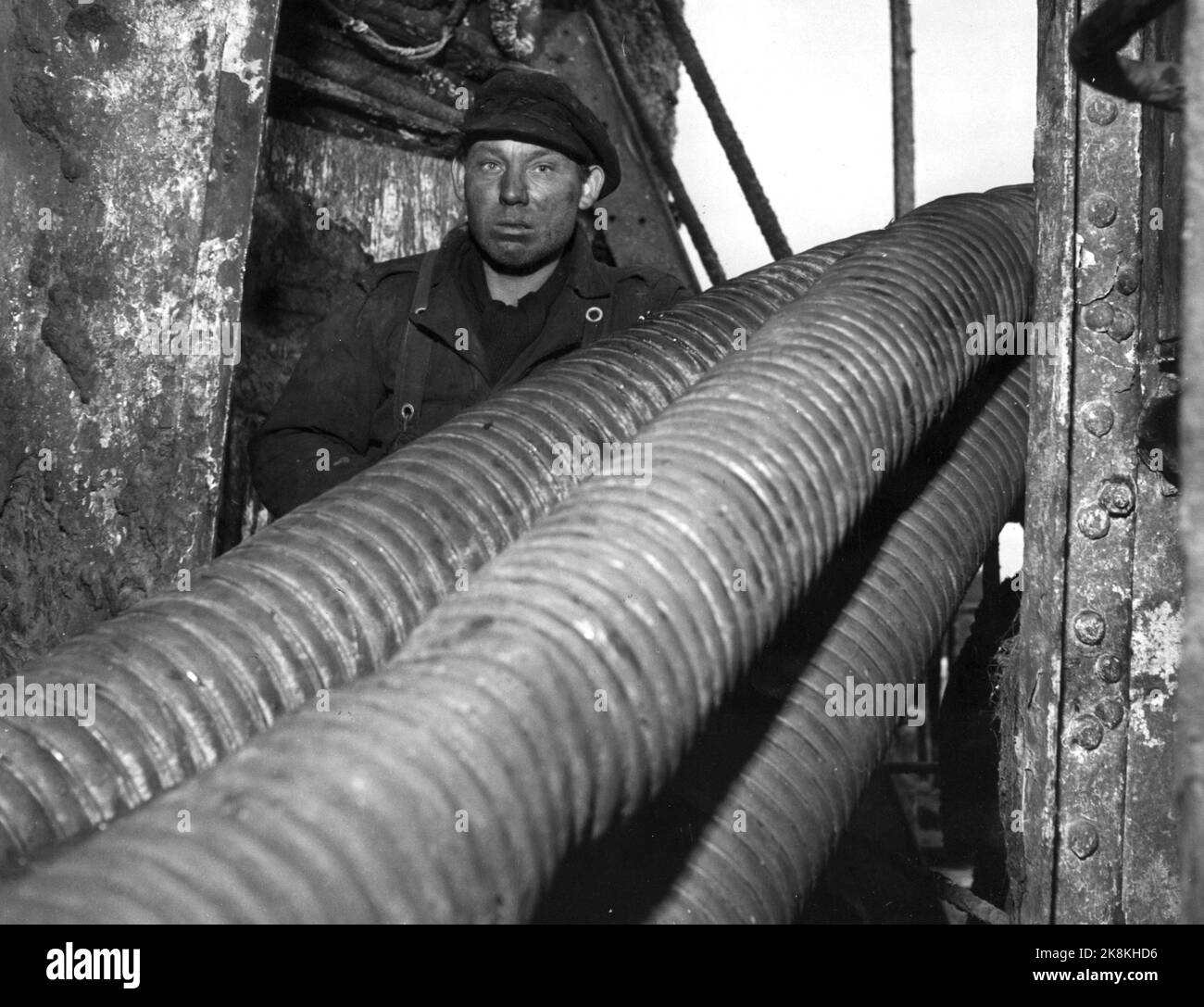 Drøbak; The Danube prison ship that was lowered during the war by the ...