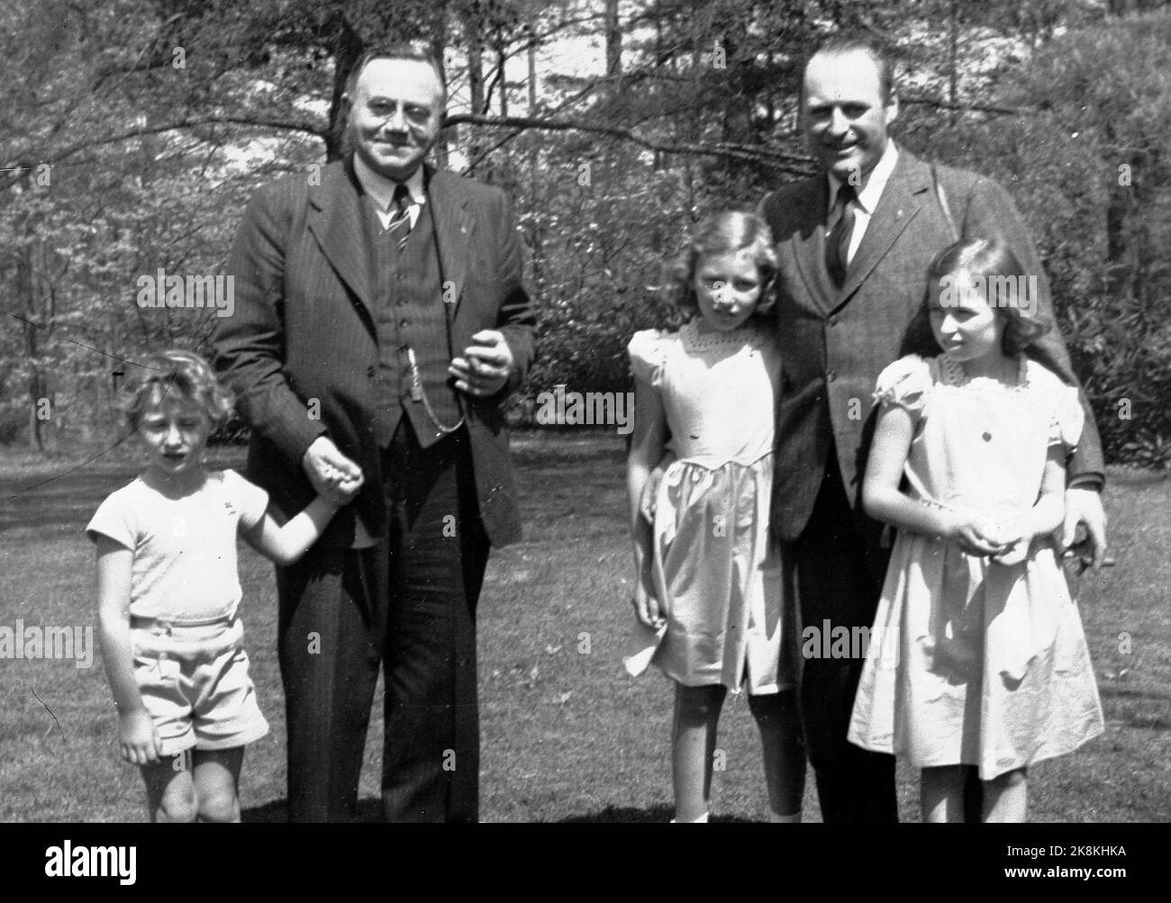 The United States in the spring of 1942. The Crown Prince family in an ...