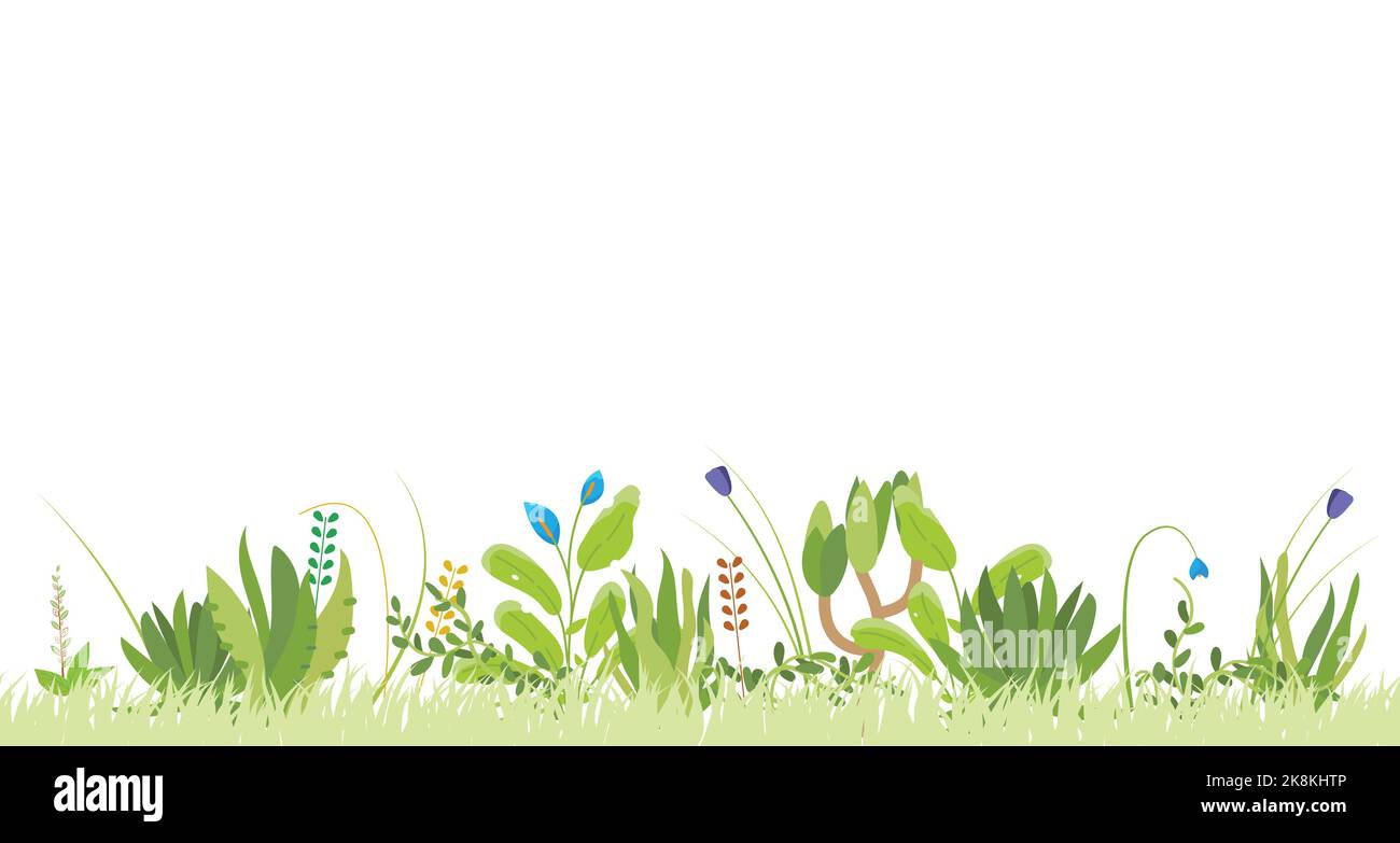 Flower field seamless background Stock Vector Image & Art - Alamy