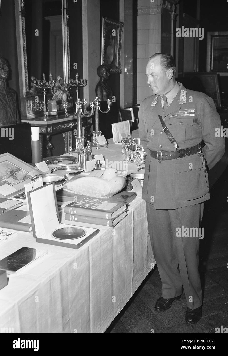 Oslo 19530702. Crown Prince Olav 50 years. Crown Prince Olav ...