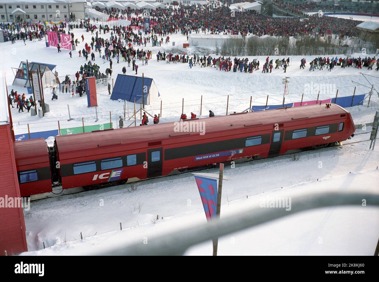 Environment the train stops at the arena at kvitfjell photo hi-res ...