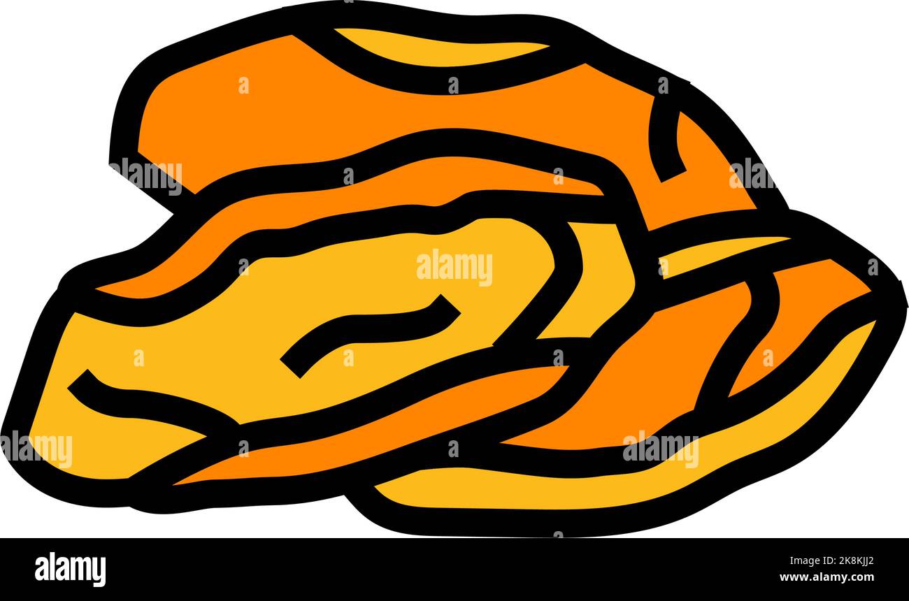 mango dried fruit color icon vector illustration Stock Vector Image ...