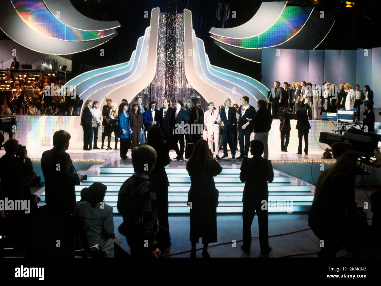 Oslo 19860118. Distribution of the Spellemann Prize for the year 1985 ...