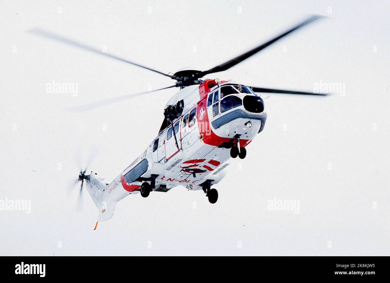 Super Puma helicopter from Helicopter Service AS. 31669 (NTB archive ...