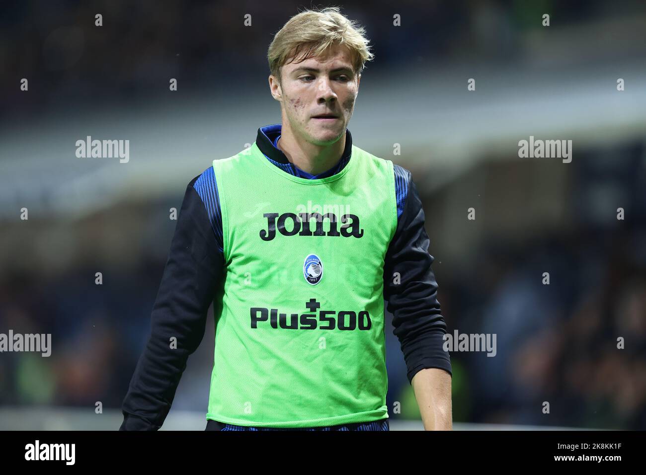 Bergamo, Italy. 23rd Oct, 2022. Rasmus Hojlund of Atalanta Bc during ...