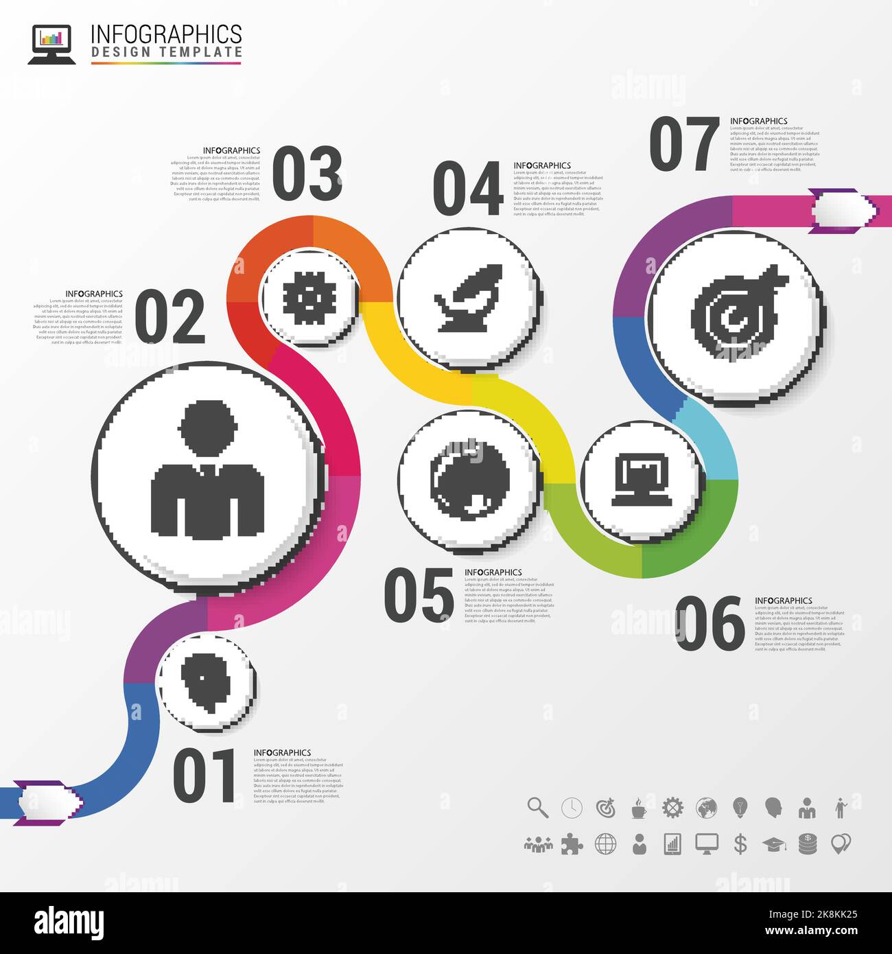 Science timeline Stock Vector Images - Alamy