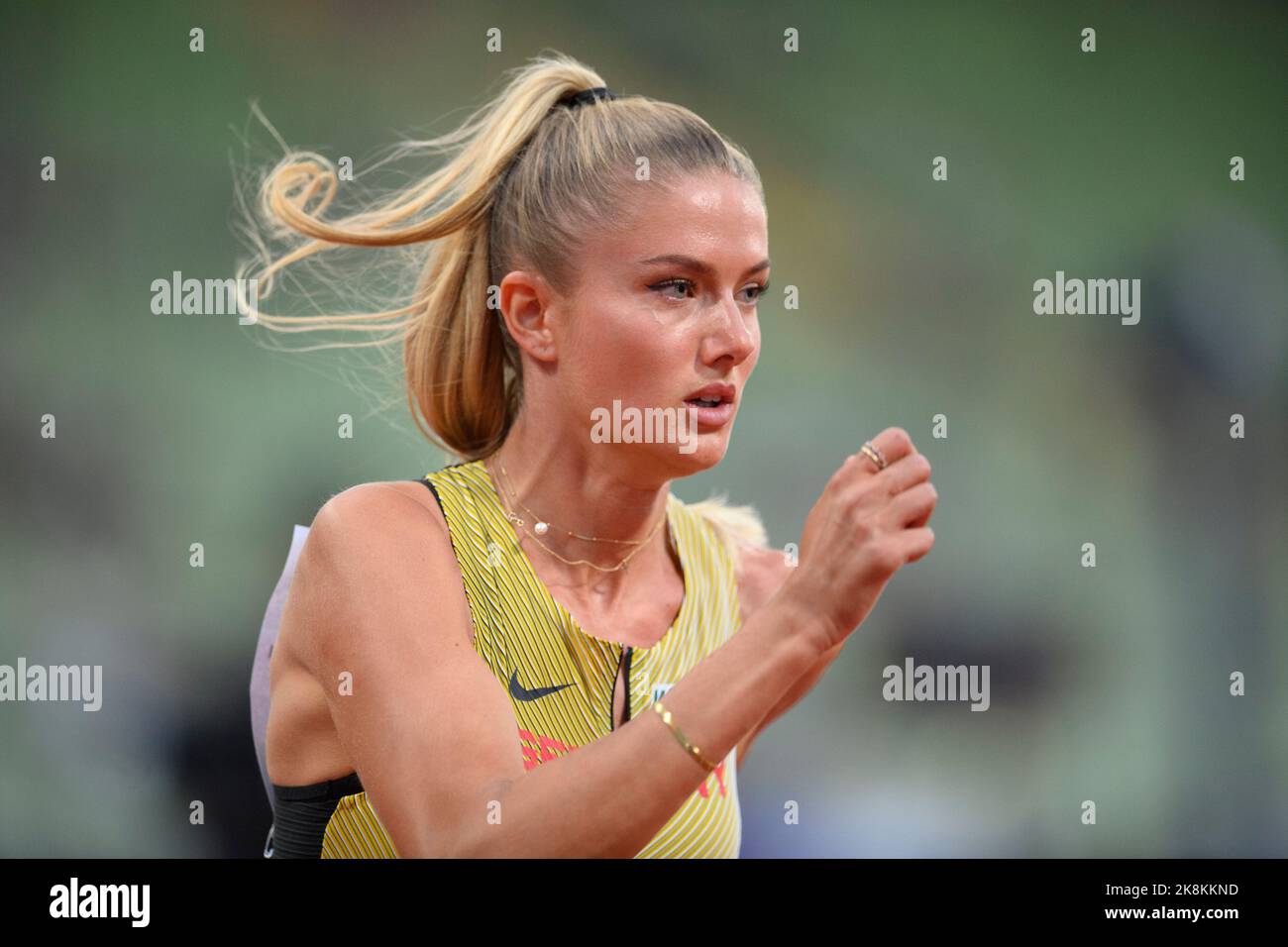 Alica SCHMIDT (GER) action, preliminary 400m women on August 15th, 2022 ...